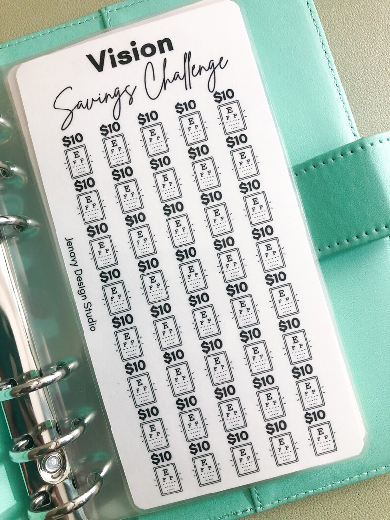 Health Wellness Dental Vision Medical Set 2 Savings Challenge - Etsy