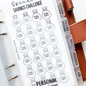 Essential Sinking Funds Savings Challenge Binder | A6 Personal ...