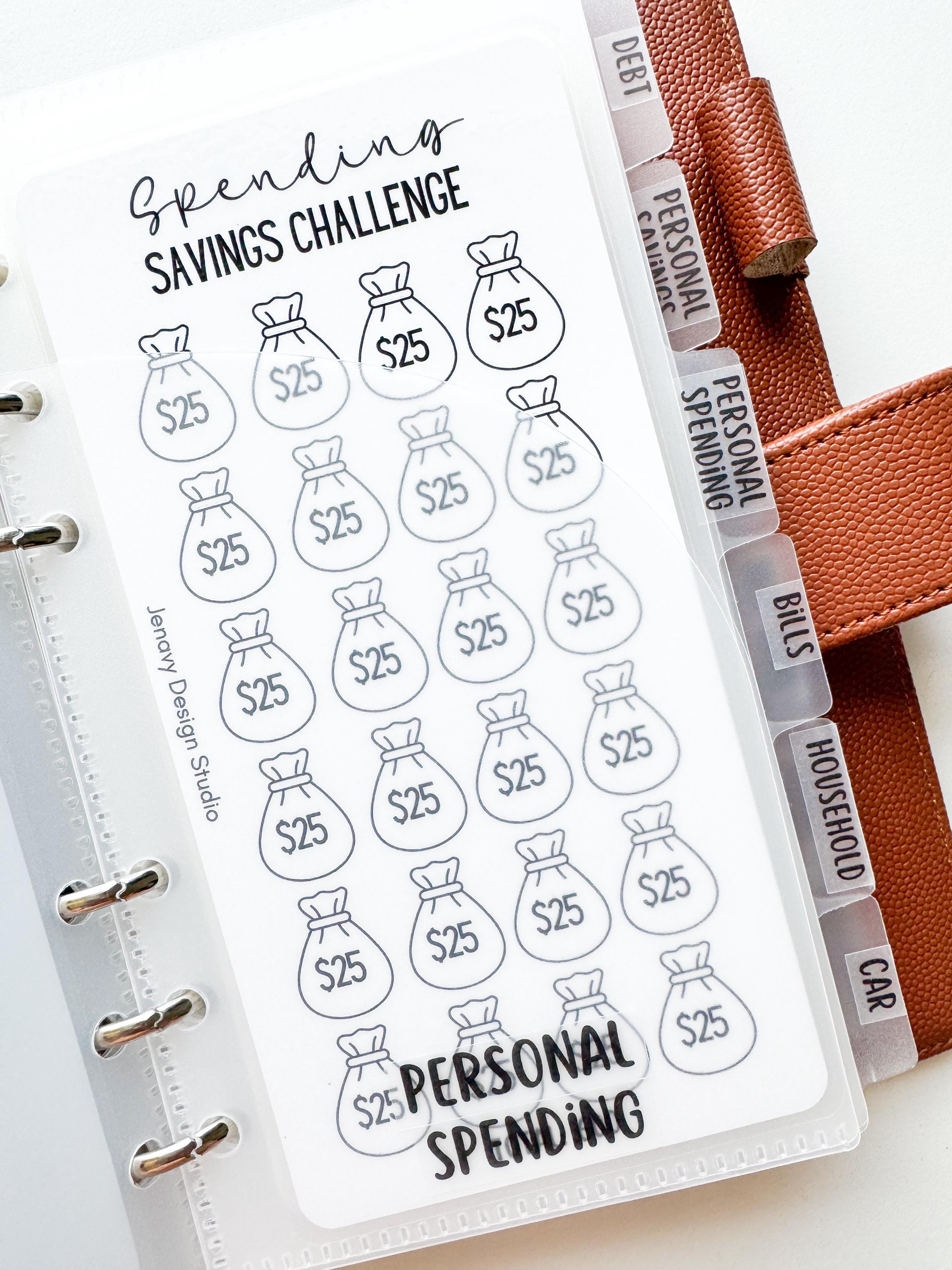 Essential Sinking Funds Savings Challenge Binder | A6 Personal ...