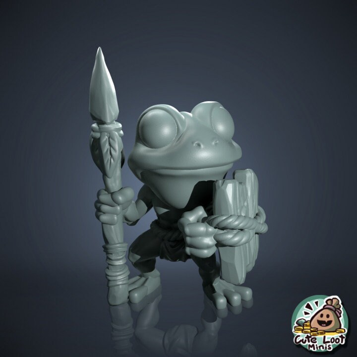Frogfolk Villager Set Cute Loot Miniatures - Etsy