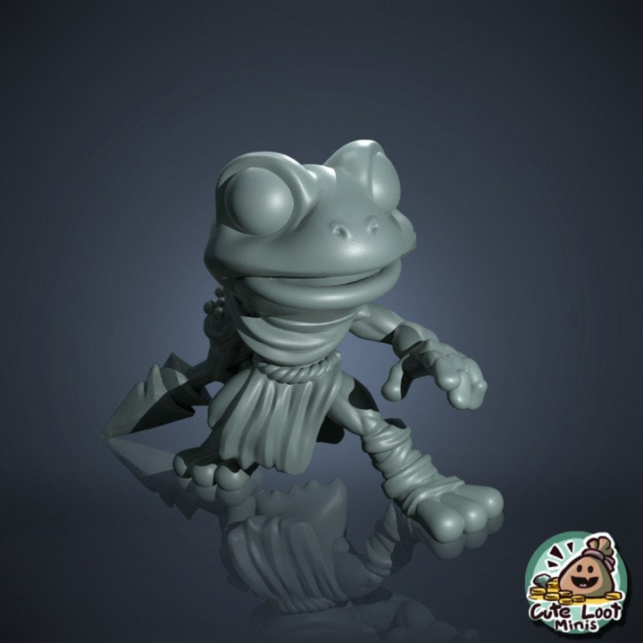 Frogfolk Villager Set Cute Loot Miniatures - Etsy