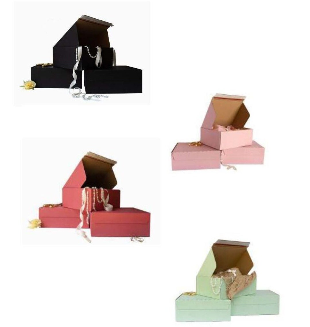 Colored Mailer Boxes-10 Box Set MIX-N-MATCH- Self-seal Flap - From ...