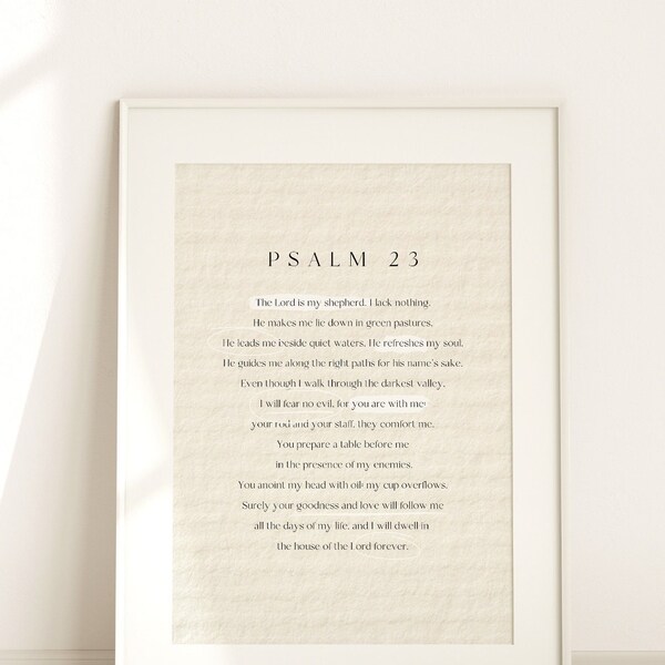 Lord is My Shepherd - Etsy