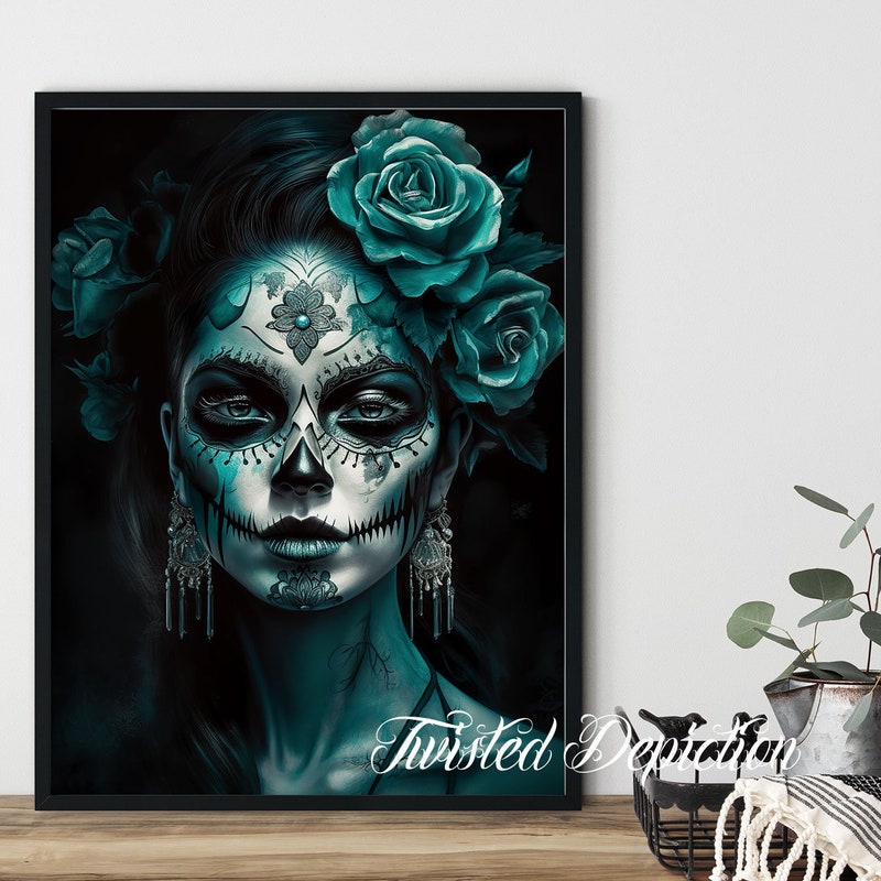 Sugar Skull Poster - Etsy