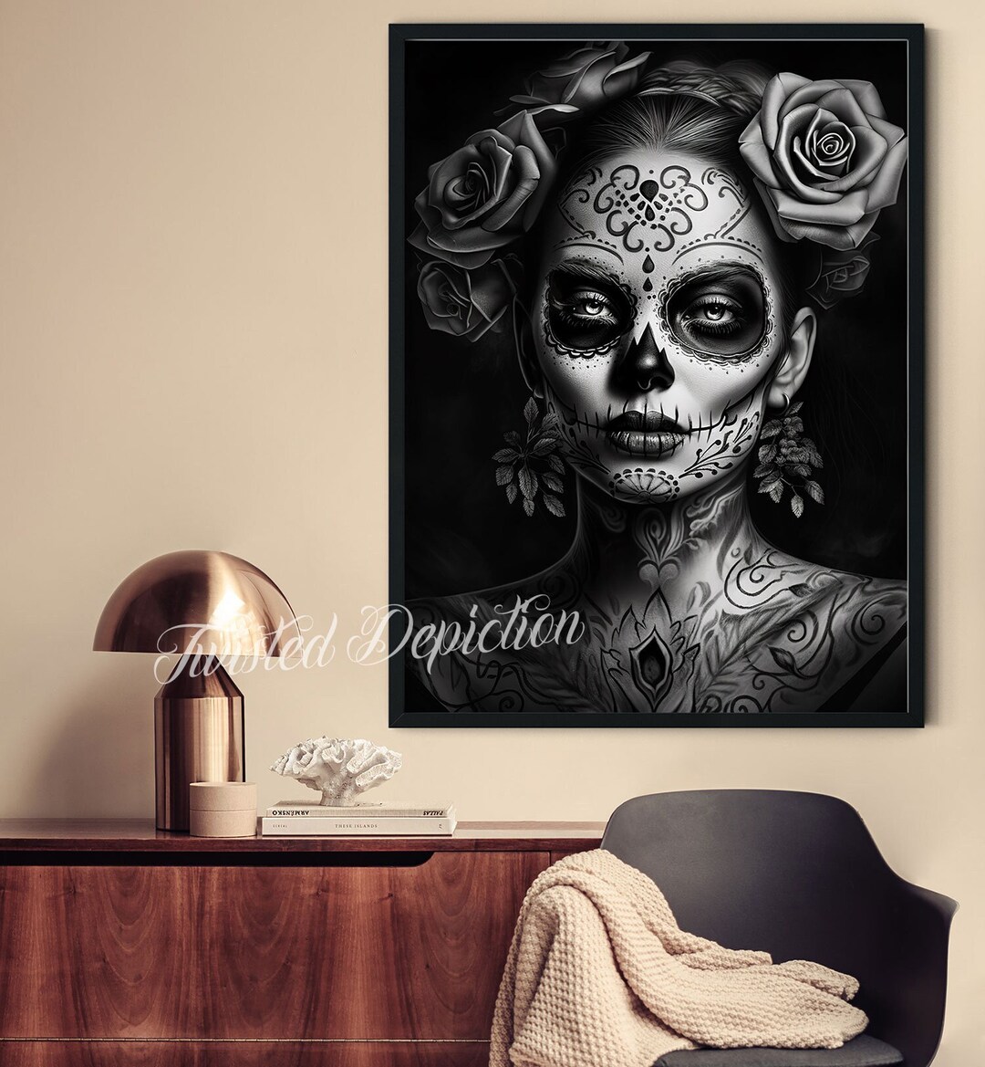 Dia De Los Muertos Girl 5 DOTD, Sugar Skull Art, Día De Los Muertos, La ...