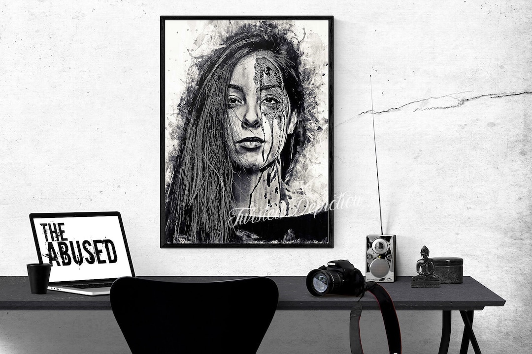The ABUSED, Domestic Violence Art. Framed Fine Art, Canvas, or Poster ...