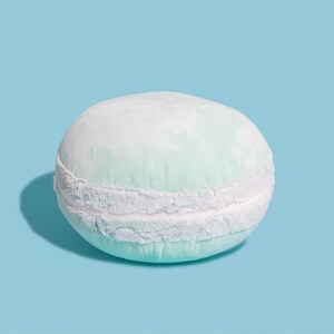 Macaroon-shaped Pastel Throw Pillow, Plush Toy Dessert Cookie, Nursery ...