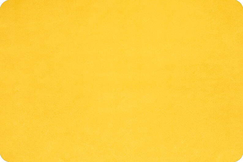 Sunshine Yellow Minky Solid Cuddle 3 by Shannon Fabrics, Fabric by the ...