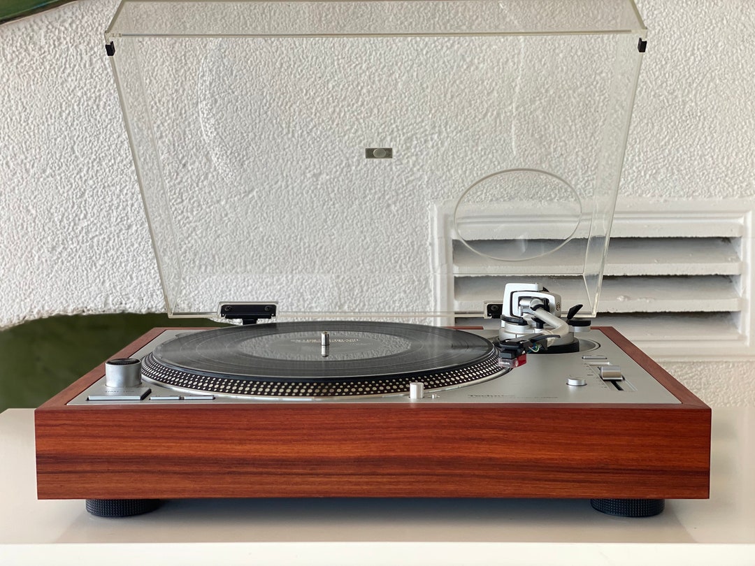 Reddish Rosewood Handcrafted Floating Plinth for Technics SL-1200G / SL ...