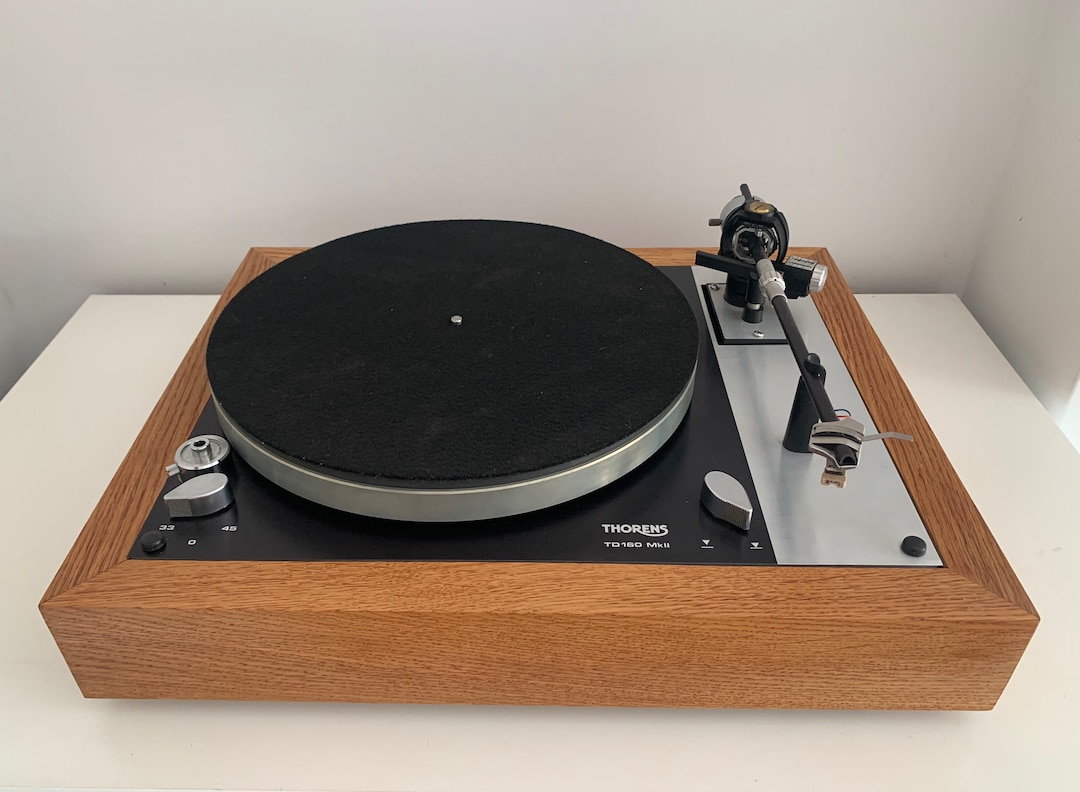 Oak King Size Plinth for Thorens Td 145/td147/160/165/166 Mki & Mkii ...
