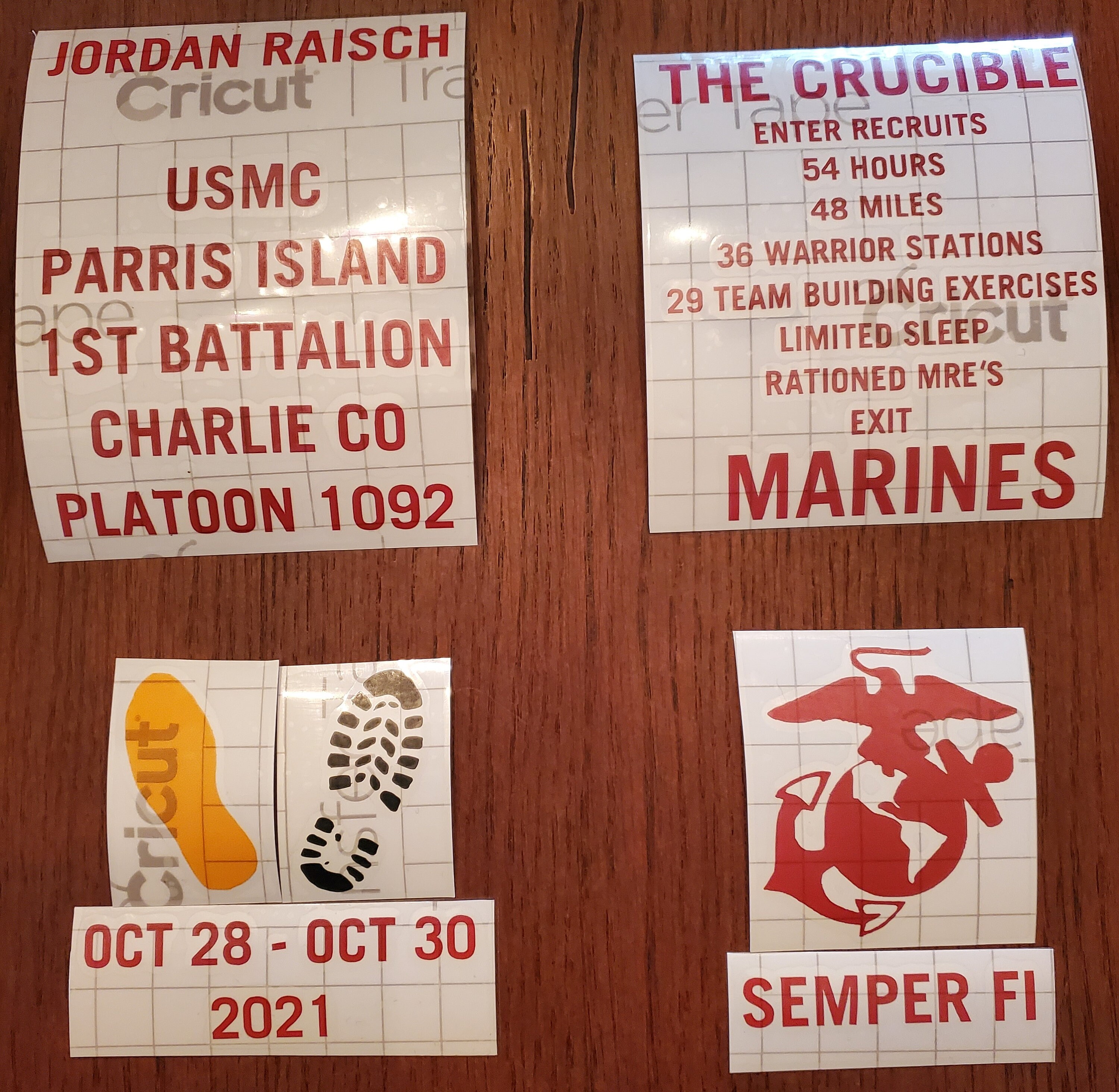 Marine Crucible Vinyl Stickers Only - Etsy