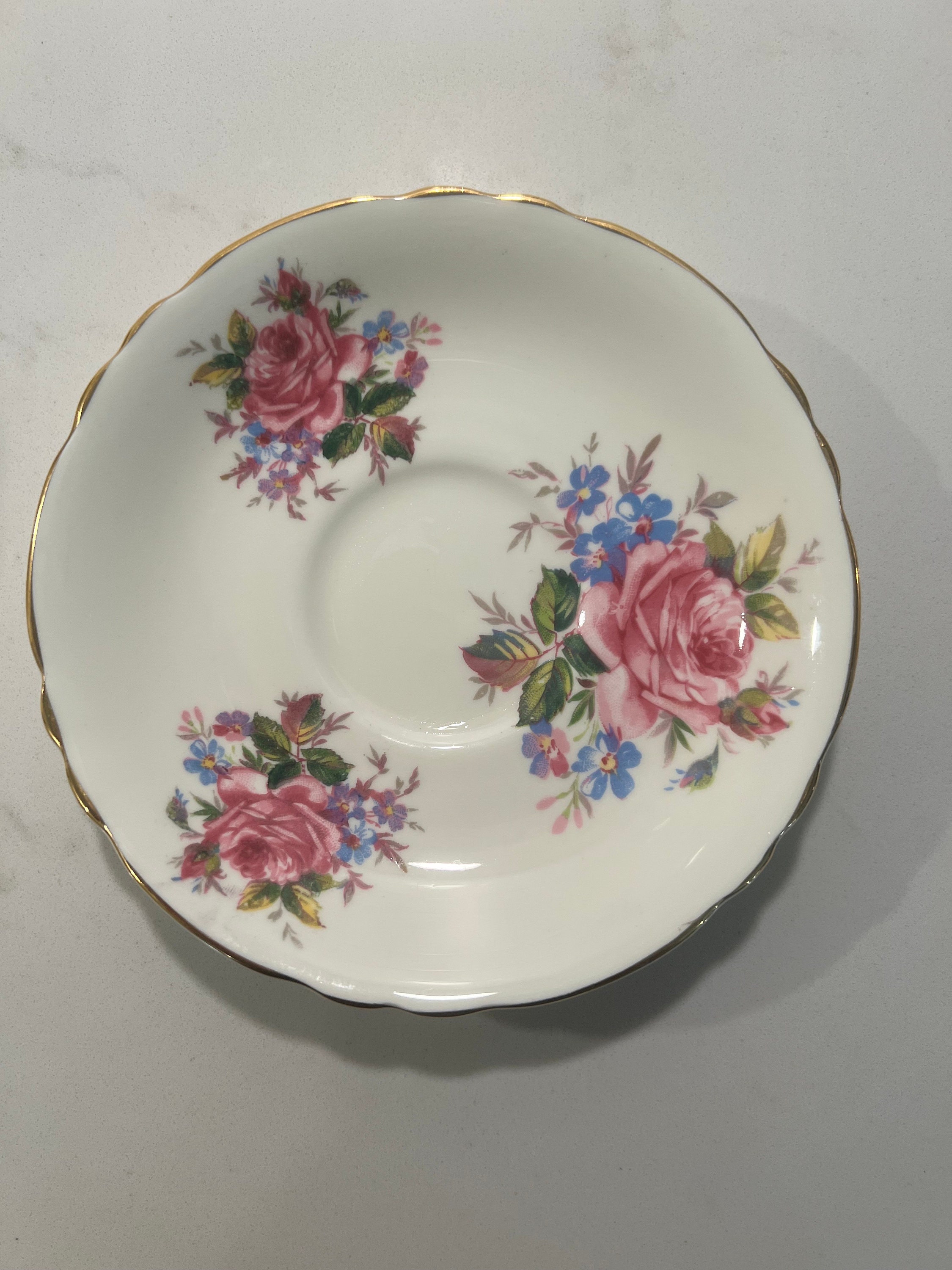 Paragon With Cabbage Roses Teacup and Saucer Paragon Teacup Wide Mouth ...