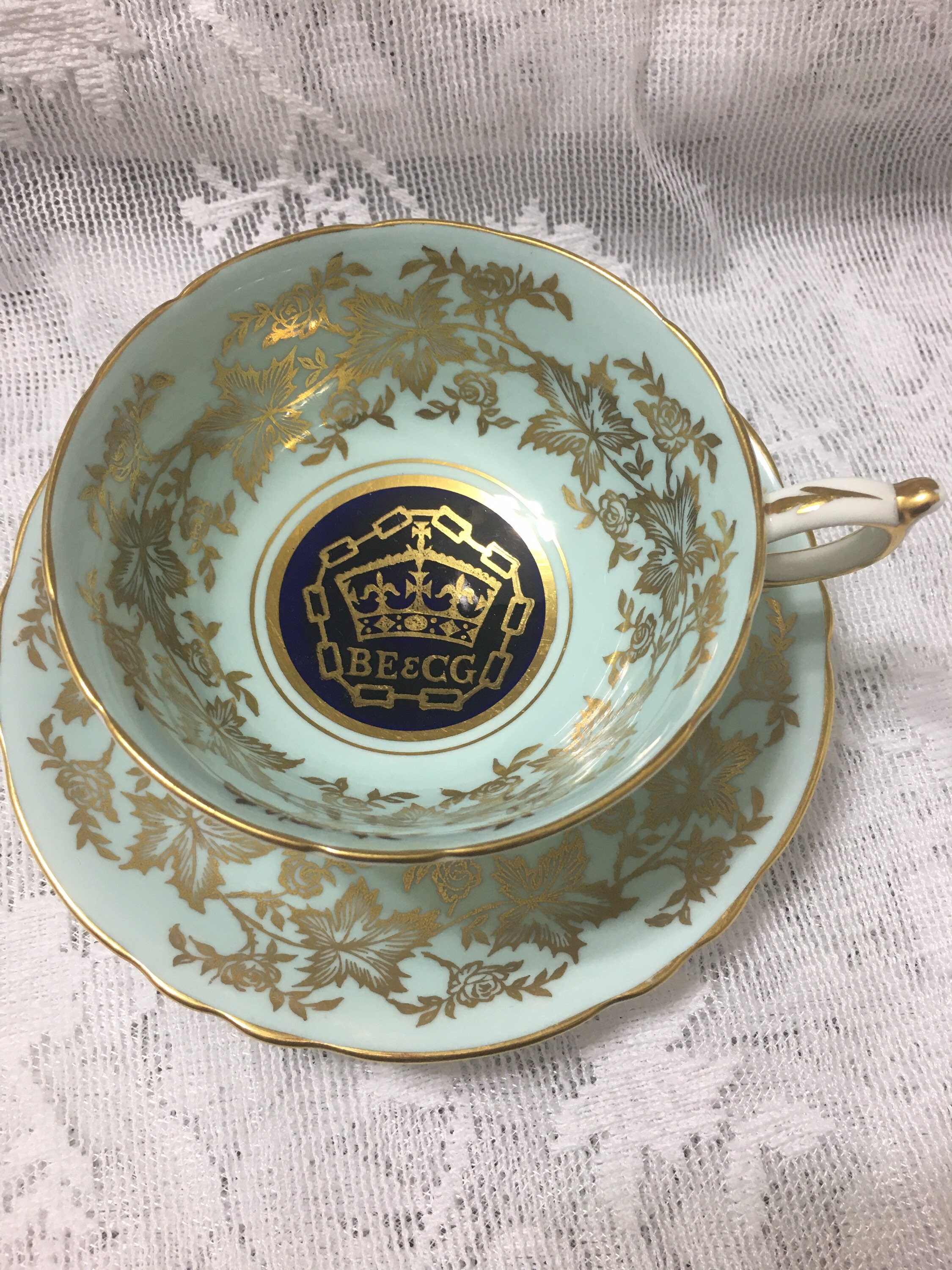 Paragon Commonwealth Games Teacup and Saucer Fine Bone China BE&CG ...