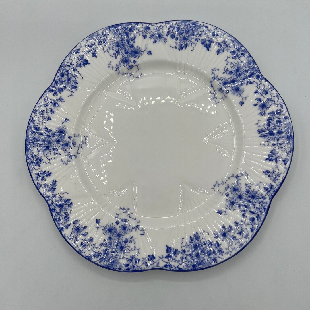 Shelly “dainty Blue” Plate | Shelly Blue and White Salade or Dessert ...