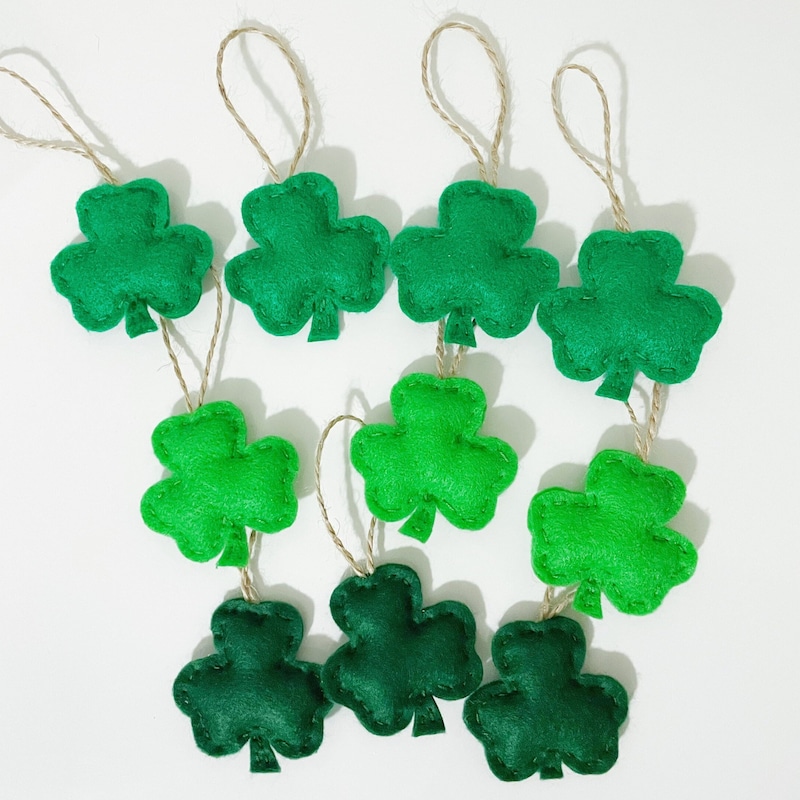 Shamrock Ornaments - Etsy