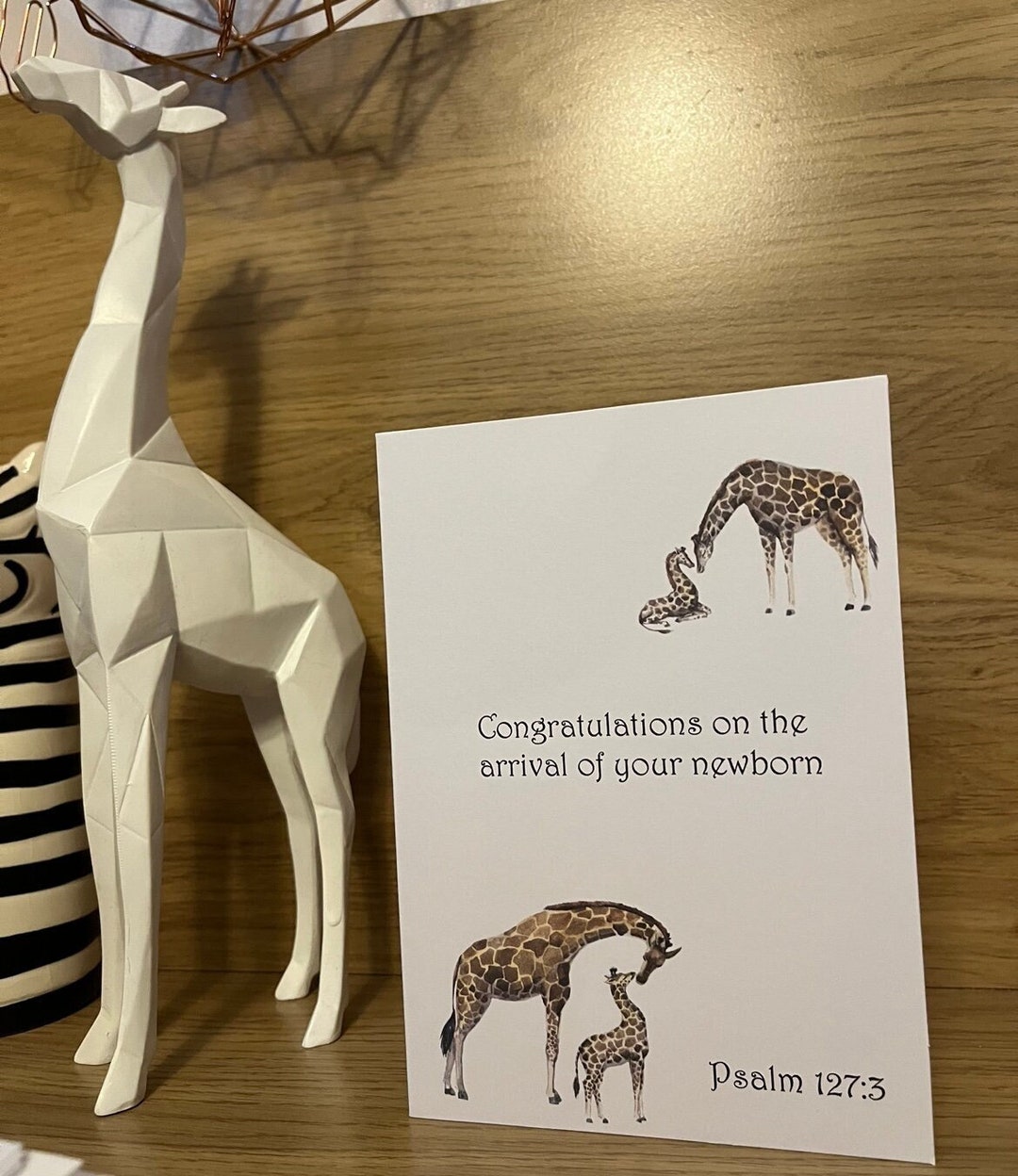 JW Card Congratulations on Your Newborn Baby Card for - Etsy