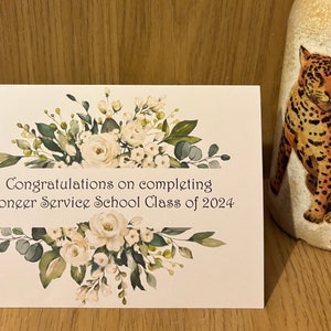 JW Pioneer School Card 2024 - Jehovah's Witnesses Greetings Card - 5x7 ...