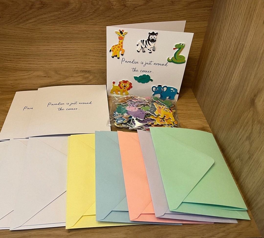 JW Children's DIY Paradise Card Set - Make Your Own Cards - for Jehovah ...