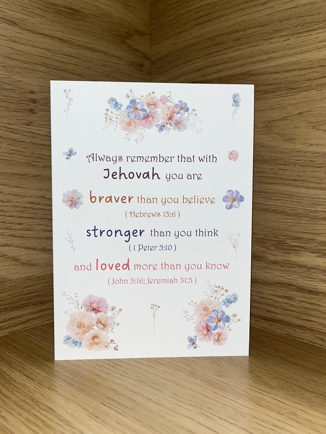 JW Encouraging Card Reminding Friends That They Are Loved - Jehovah's ...