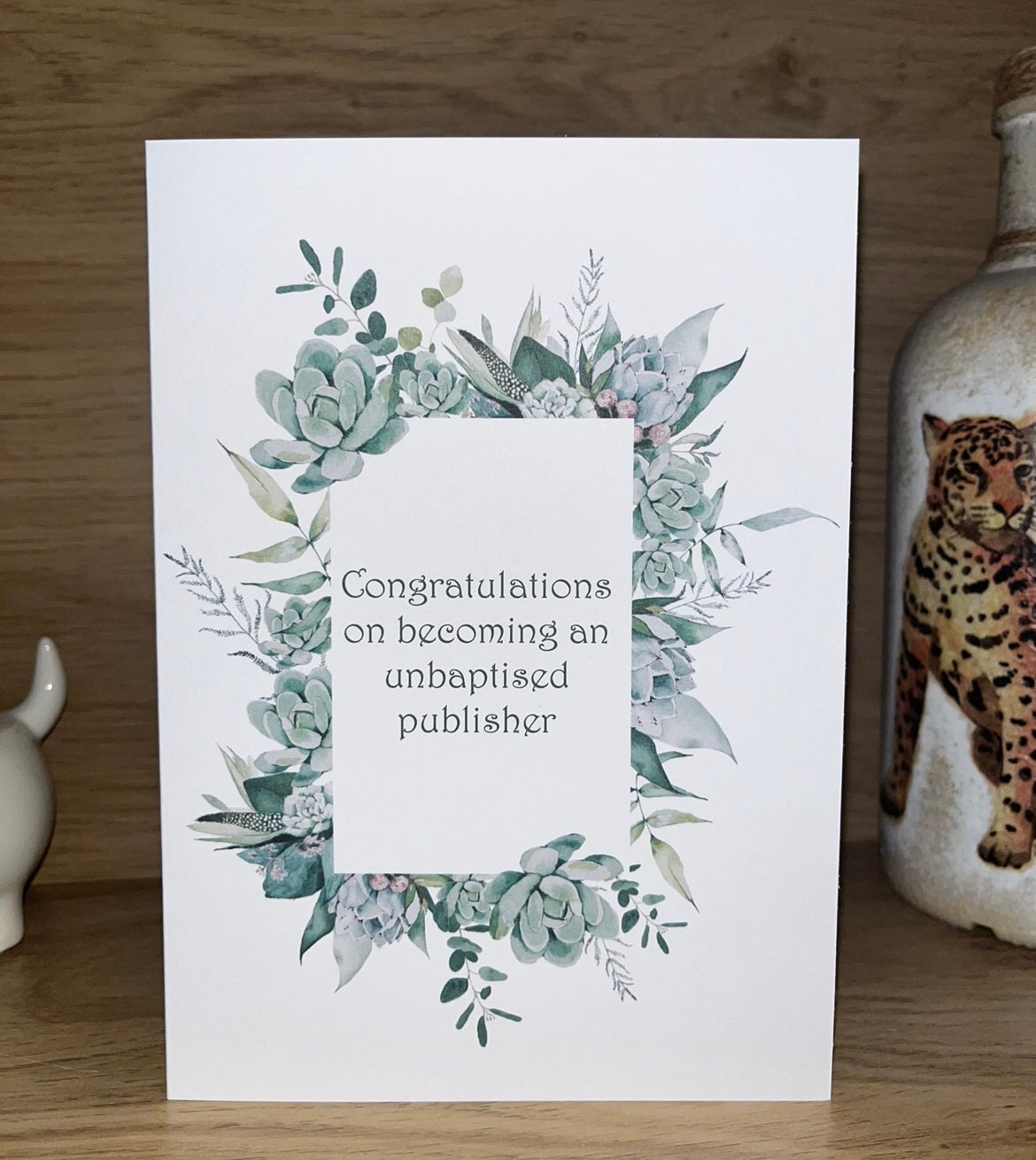 JW Card - Congratulations on Becoming an Unbaptised Publisher - Jehovah ...