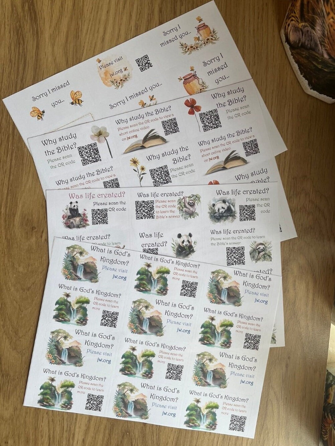 JW 48 Stickers Surprise Pack of 48 Mixed Sticker Labels - Jehovah's ...