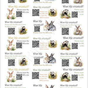 DIGITAL JW Stickers Features the QR Code for the Was Life Created ...