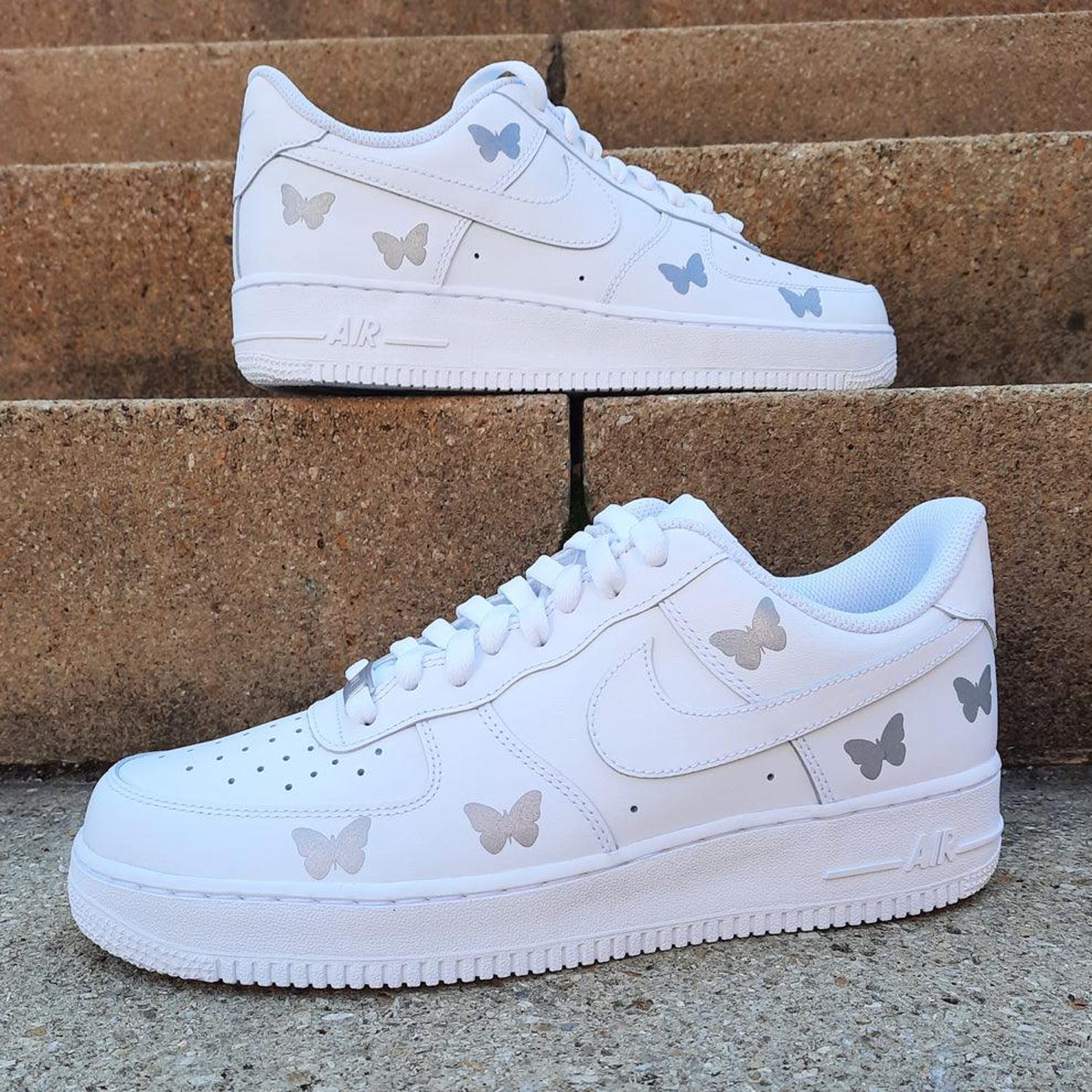 Reflective Butterfly Air Force 1 - Butterfly AF1 - Air Force 1 With ...