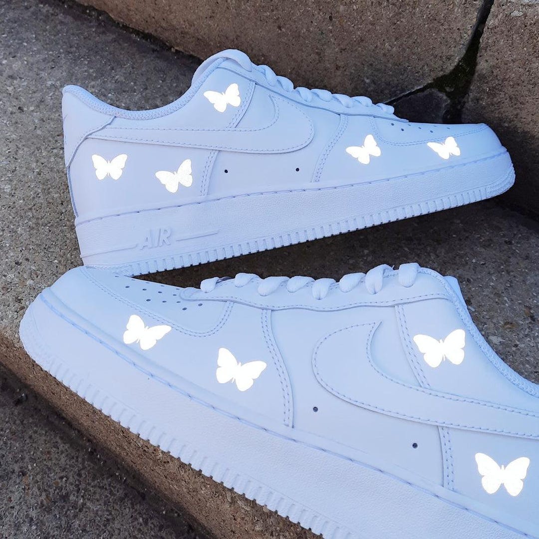 Reflective Butterfly Air Force 1 - Butterfly AF1 - Air Force 1 With ...