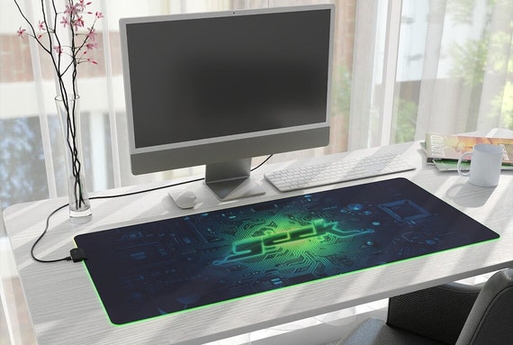 Geek Motherboard LED Gaming Mouse Pad Desk Mat Great Gift F - Etsy