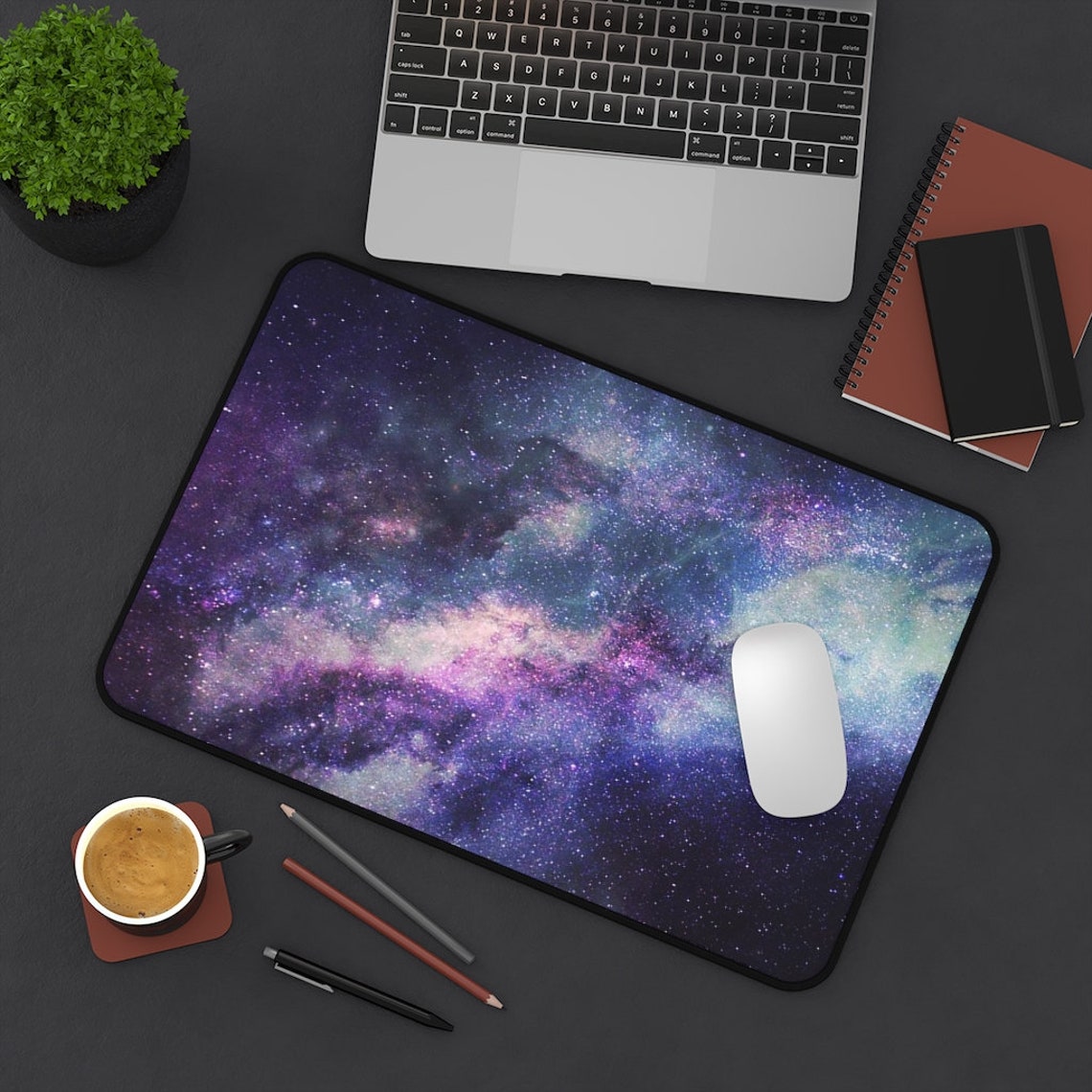 Outer Space Extra Large Desk Mat Keyboard Pad Starry Sky | Etsy