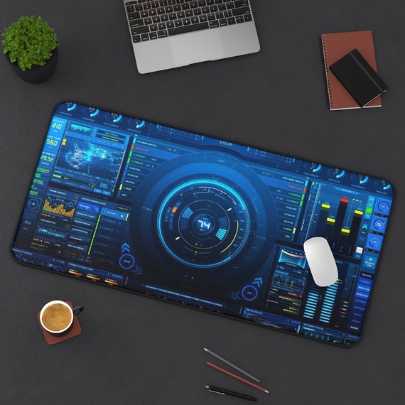 Master Control System Display Gamer Mouse Pad Laptop Pad Mat - Etsy