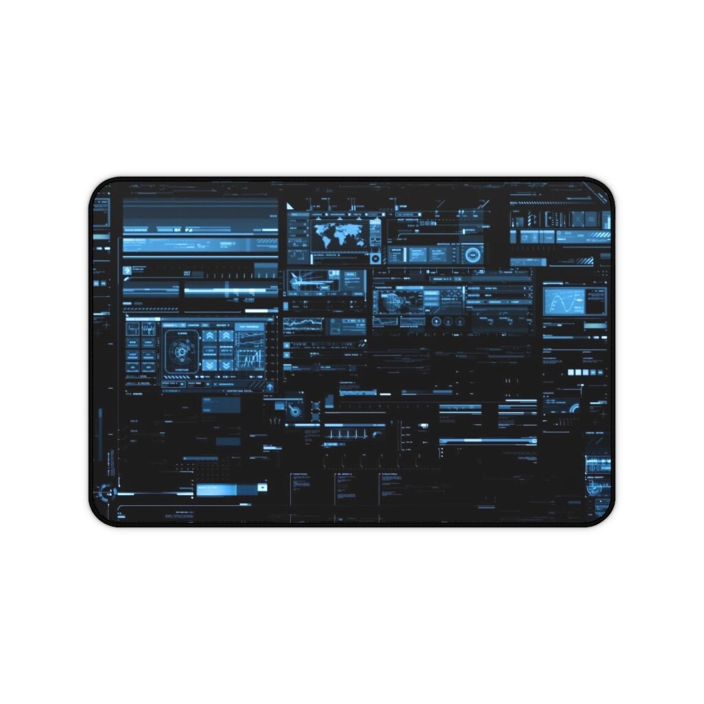 Command Cyber Security Desk Mat Extra Large Mouse Pad Gamer - Etsy