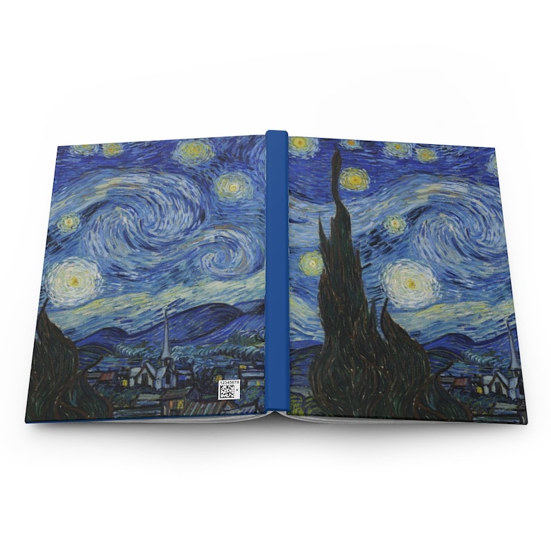 The Starry Night by Van Gogh Artwork Hardcover Journal Matte - Etsy