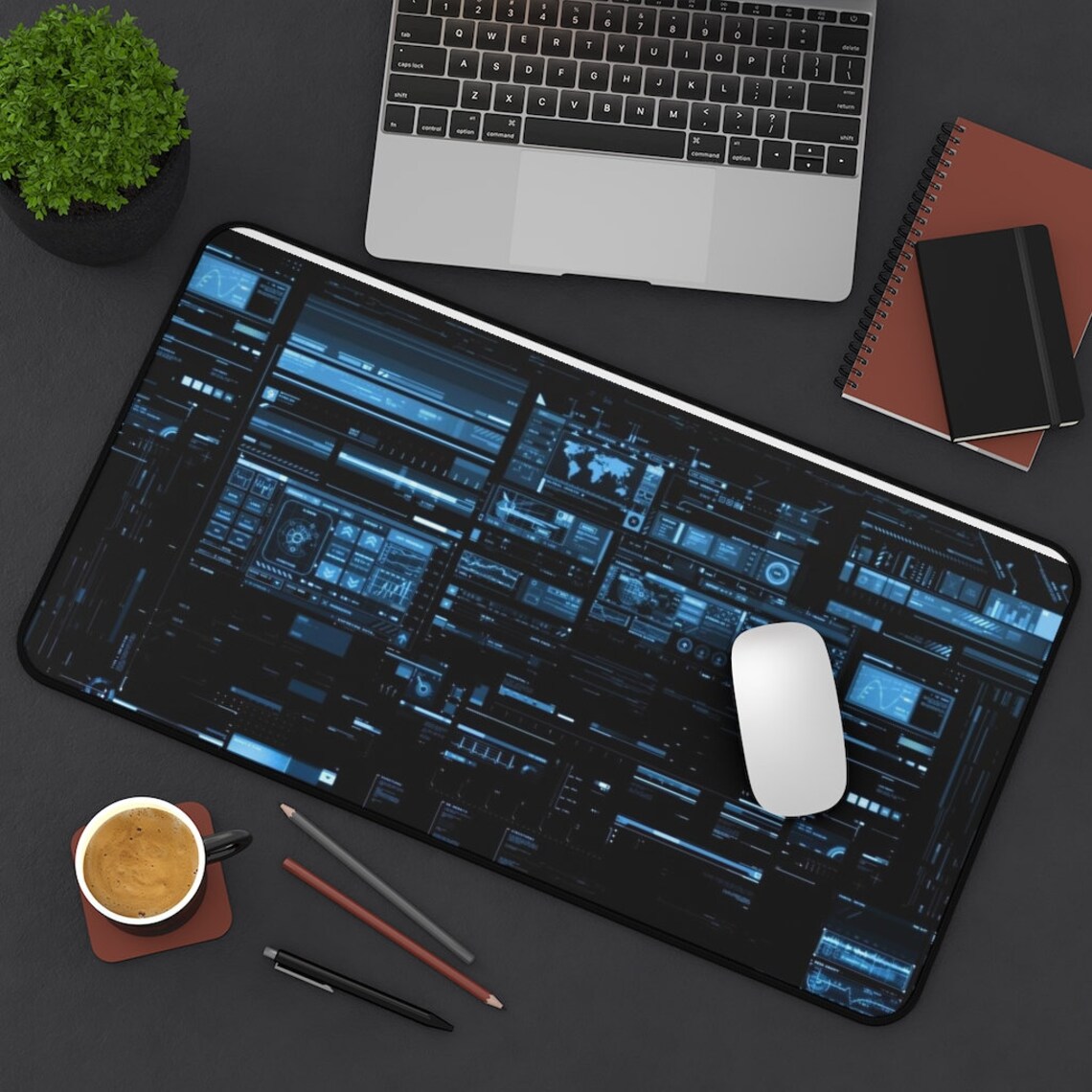 Command Cyber Security Desk Mat Extra Large Mouse Pad Gamer - Etsy