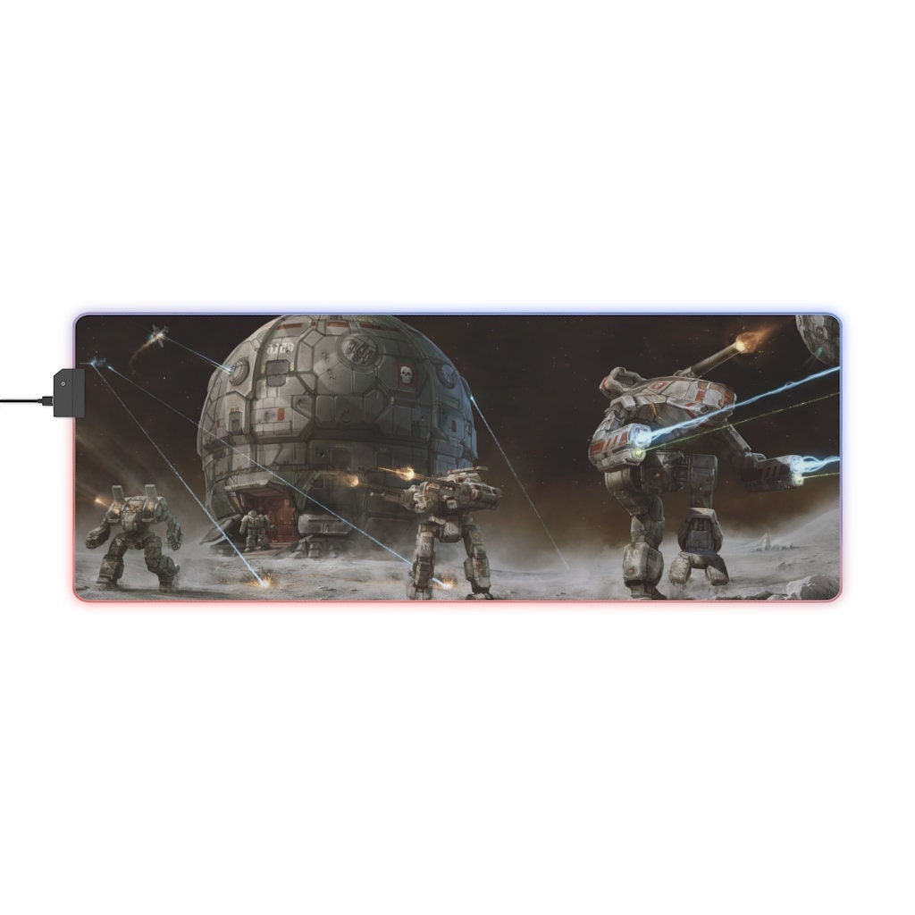 Mech Warrior Battle Tech LED Gaming Mouse Pad Desk Mat Great - Etsy