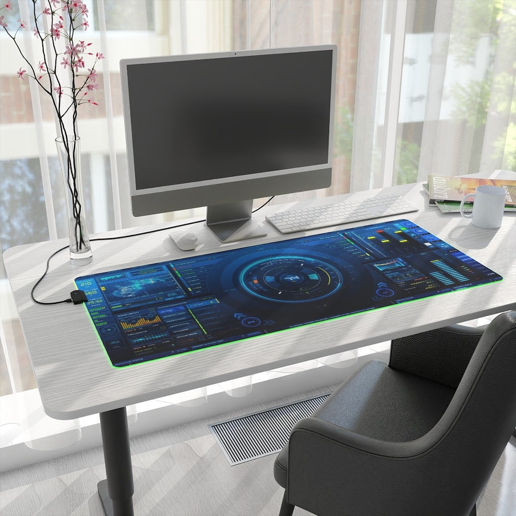 Control System Board LED Gaming Mouse Pad Desk Mat Great - Etsy