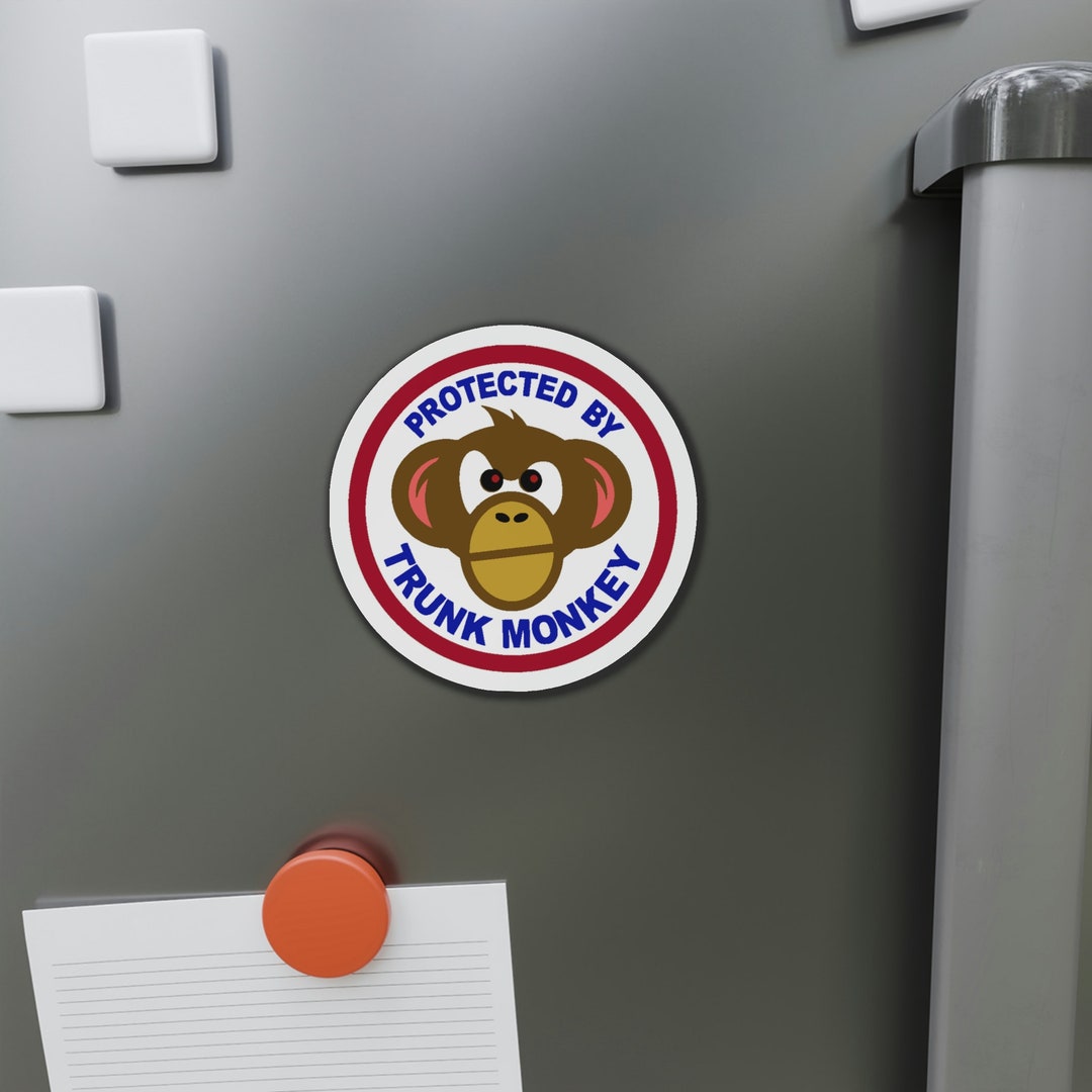 Trunk Monkey Die-cut Magnets, Frig, Car, Great Gift - Etsy