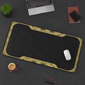 Saber Work Bench Workstation Desk Mat, Extra Large Mouse Pad, Video ...