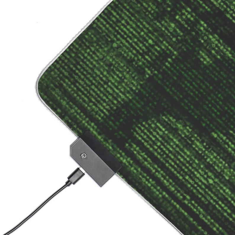 Matrix Code World Map LED Gaming Mouse Pad Desk Mat Great - Etsy