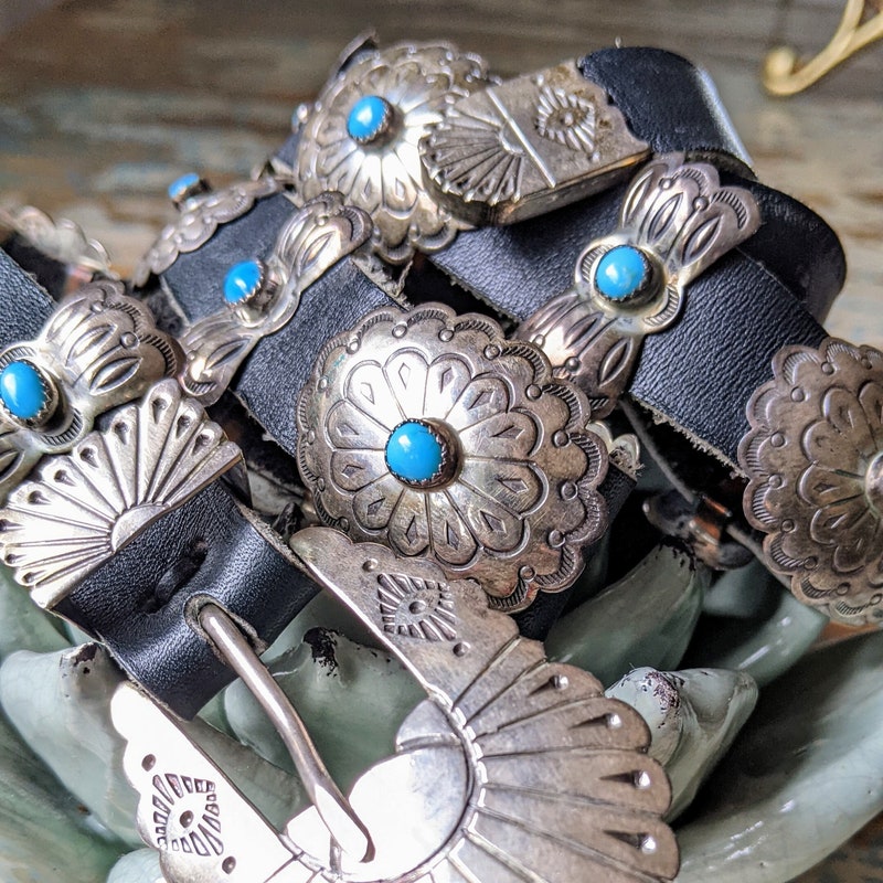 Turquoise Belts - Etsy