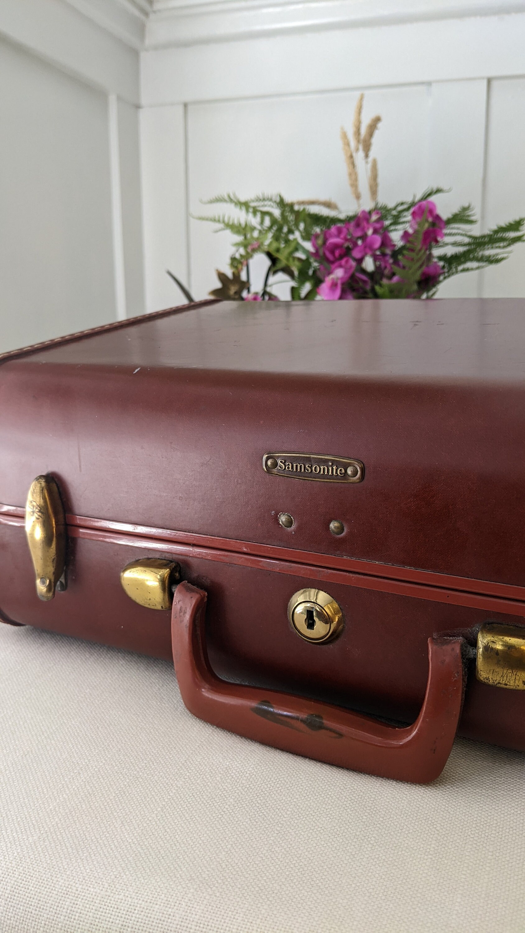 Mid Century Vintage Samsonite Train Case, Vintage Samsonite Suitcase - Etsy