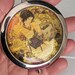 Vintage Japanese Compact Mirror, Vintage Geisha Metal Mirror - Etsy