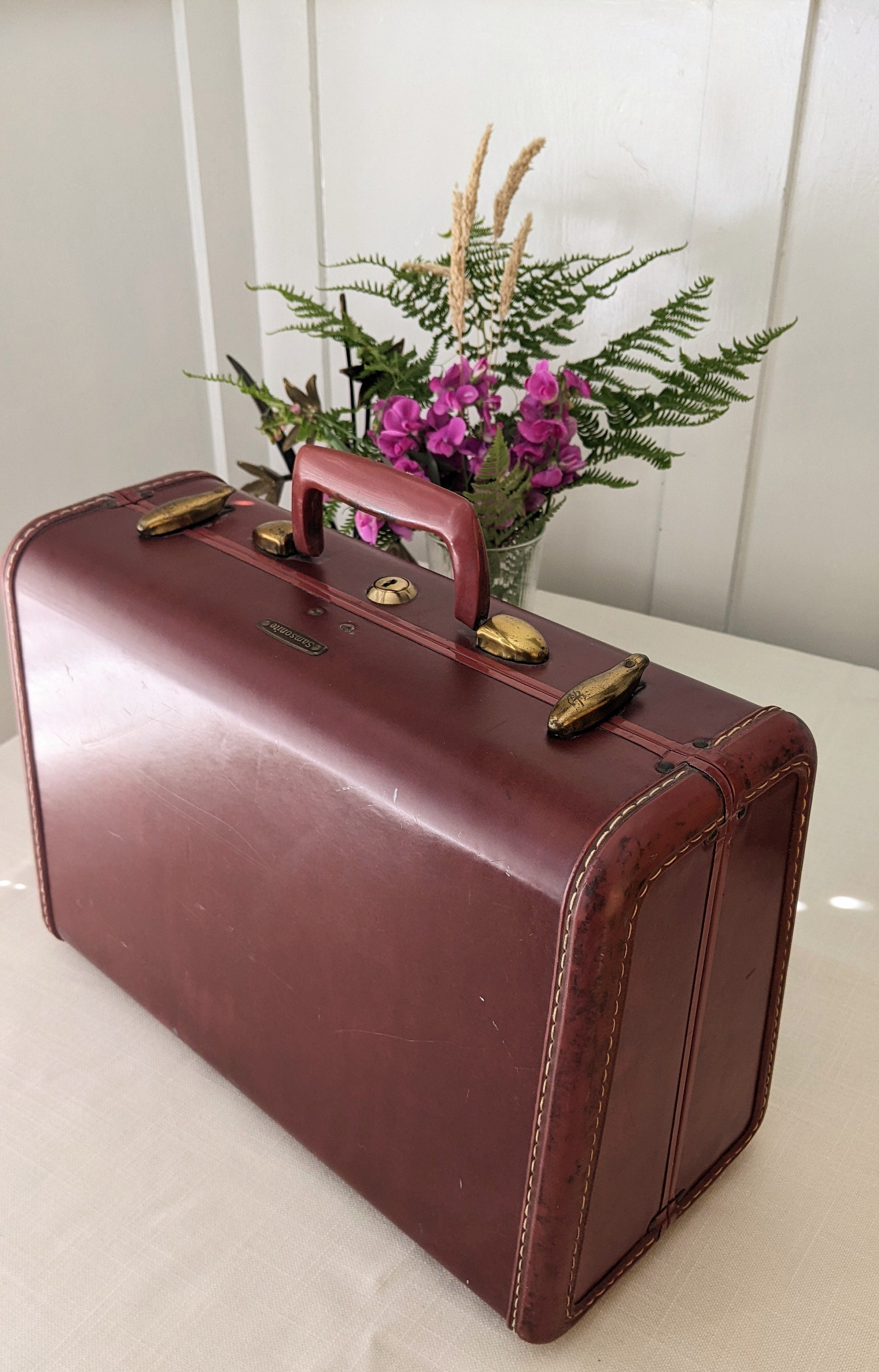 Mid Century Vintage Samsonite Train Case, Vintage Samsonite Suitcase - Etsy