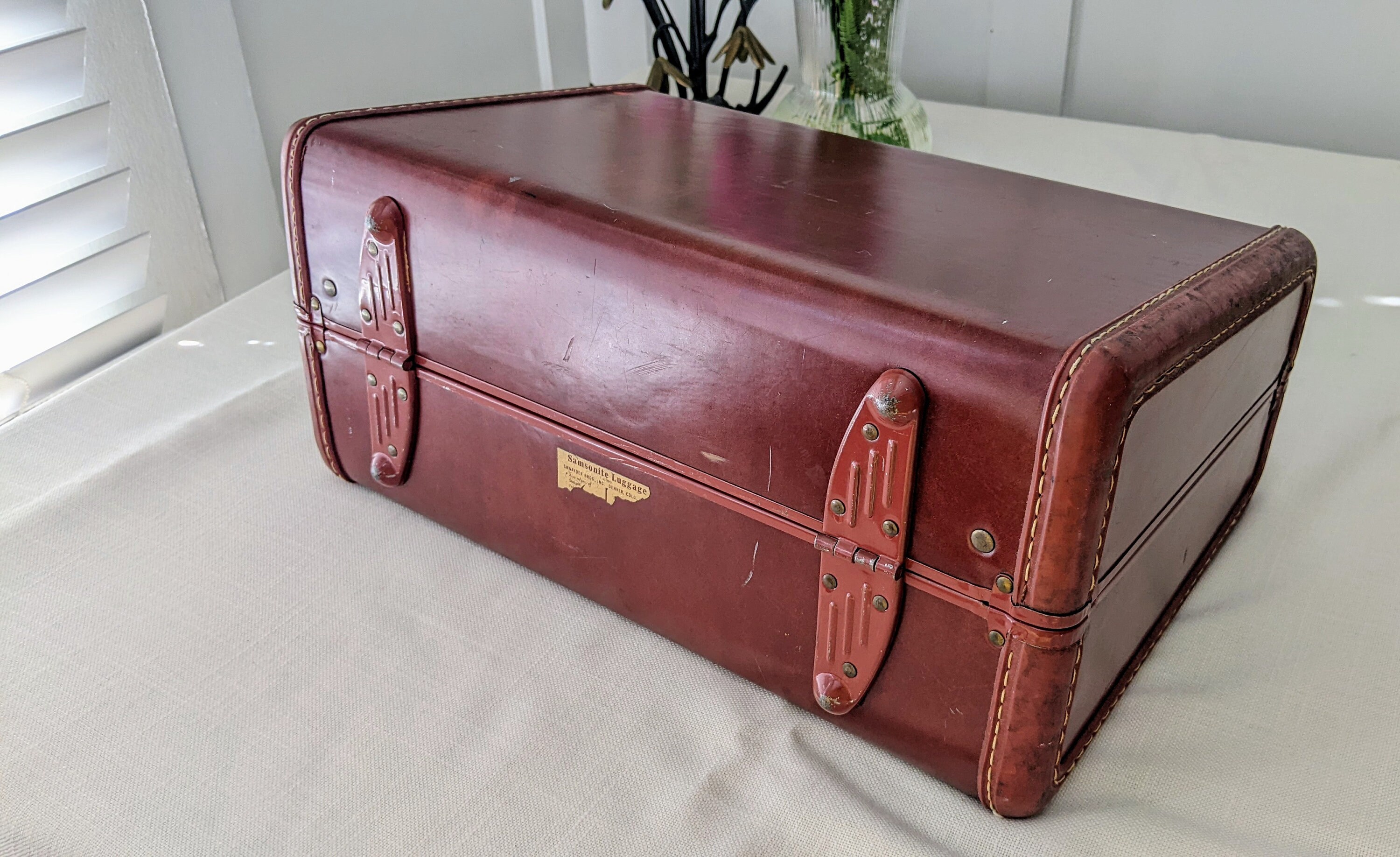 Mid Century Vintage Samsonite Train Case, Vintage Samsonite Suitcase - Etsy