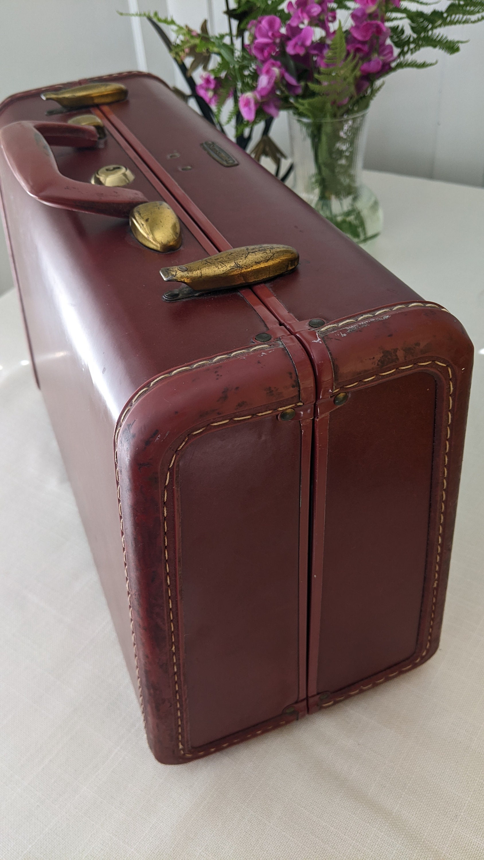 Mid Century Vintage Samsonite Train Case, Vintage Samsonite Suitcase - Etsy
