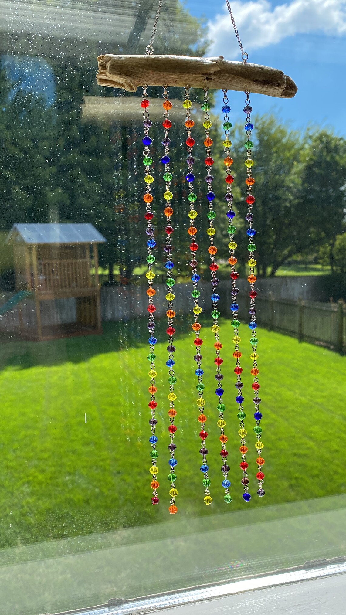 Rainbow Sun Catcher - Etsy