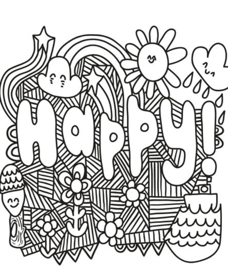 Coloring Pages Digital Download - Etsy Canada