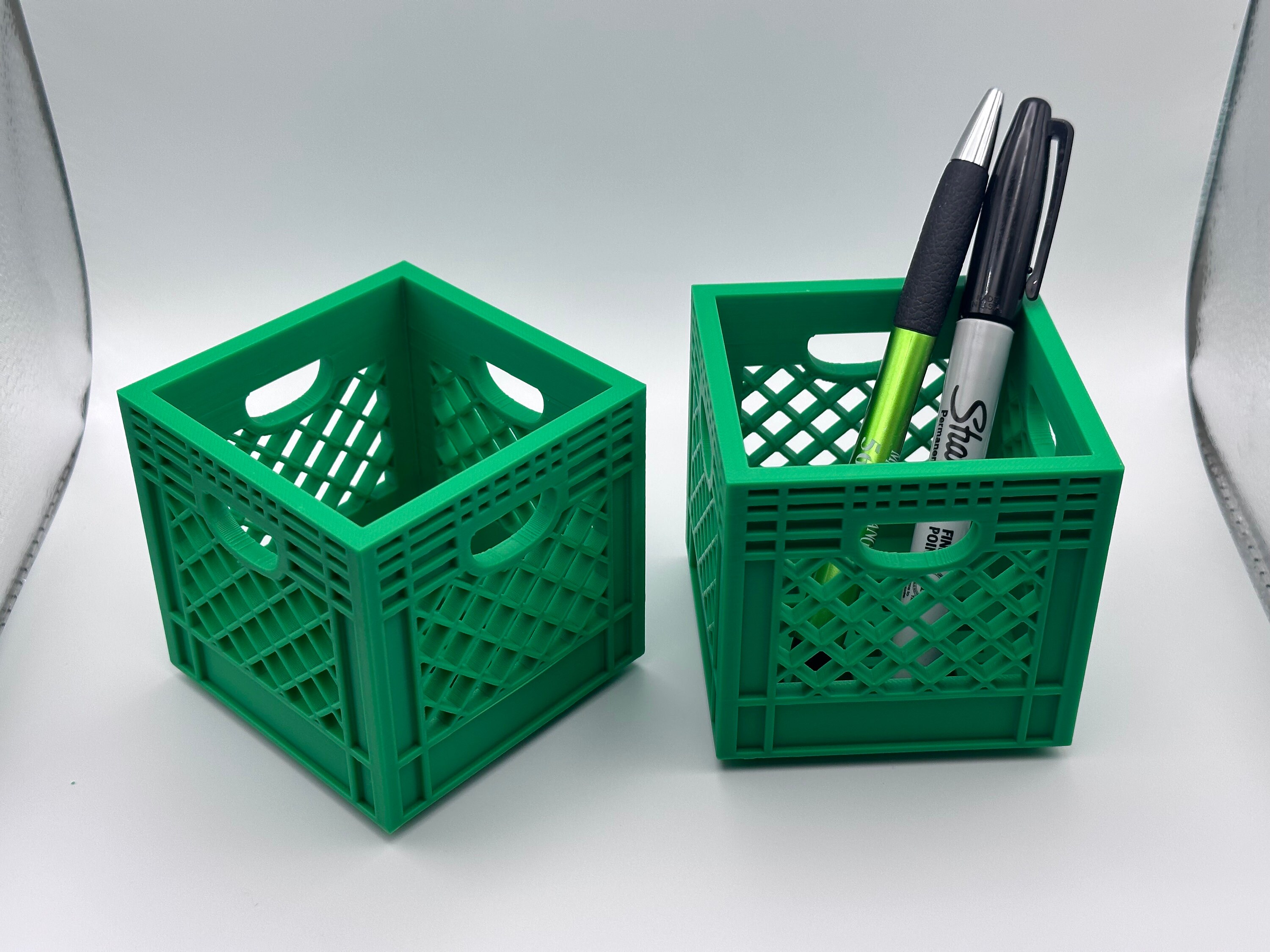 Stackable Milk Crate Mini Stylish Desktop Storage - Etsy