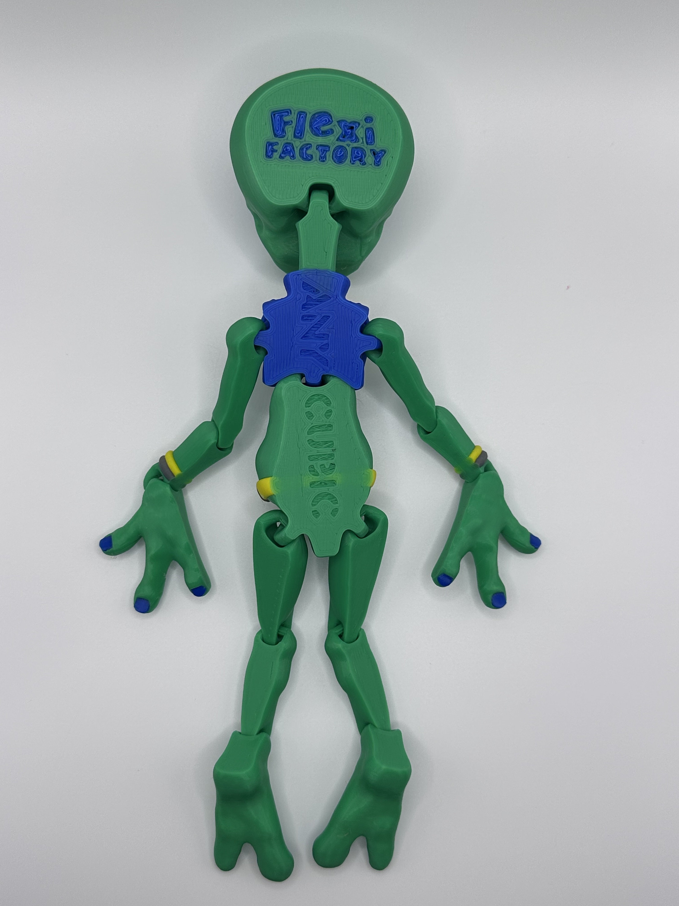 Anycubic Alien 3D Printed Flexi Factory Multi Color - Etsy
