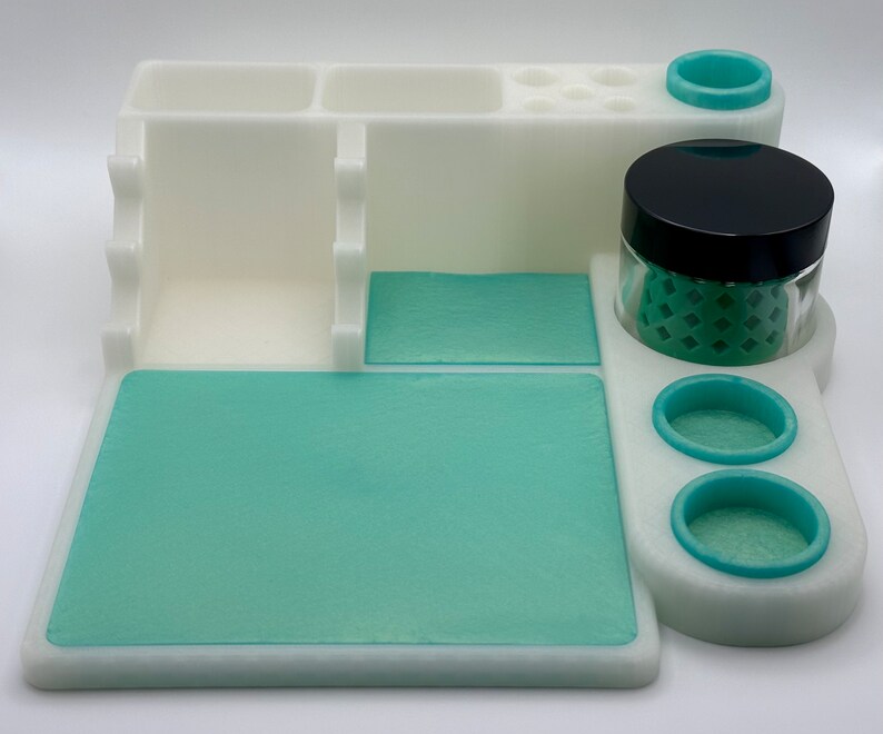 Model X2 Concentrate Station Dab Tools and Silicone Mats Organizer - Etsy